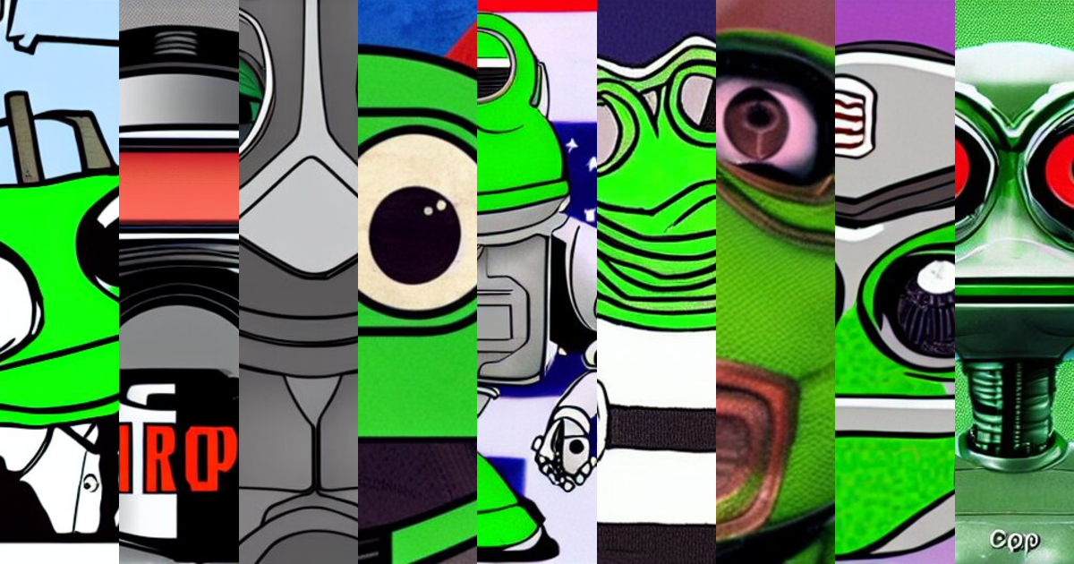 Lexica - Robocop pepe the frog