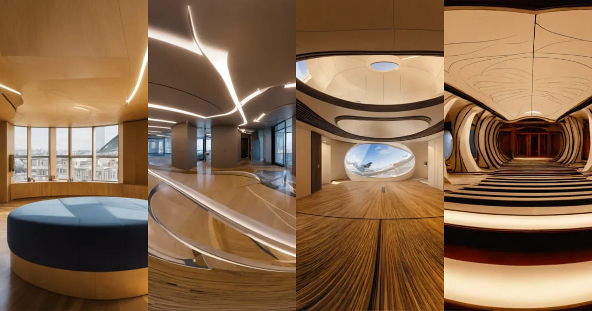 Lexica - Seamless equirectangular projection of a 360 view inside a ...