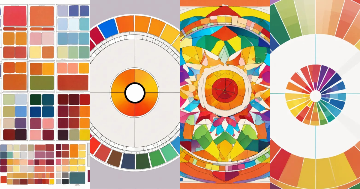 Lexica - A SIMPLE conventional color-wheel in 'white background' in ...