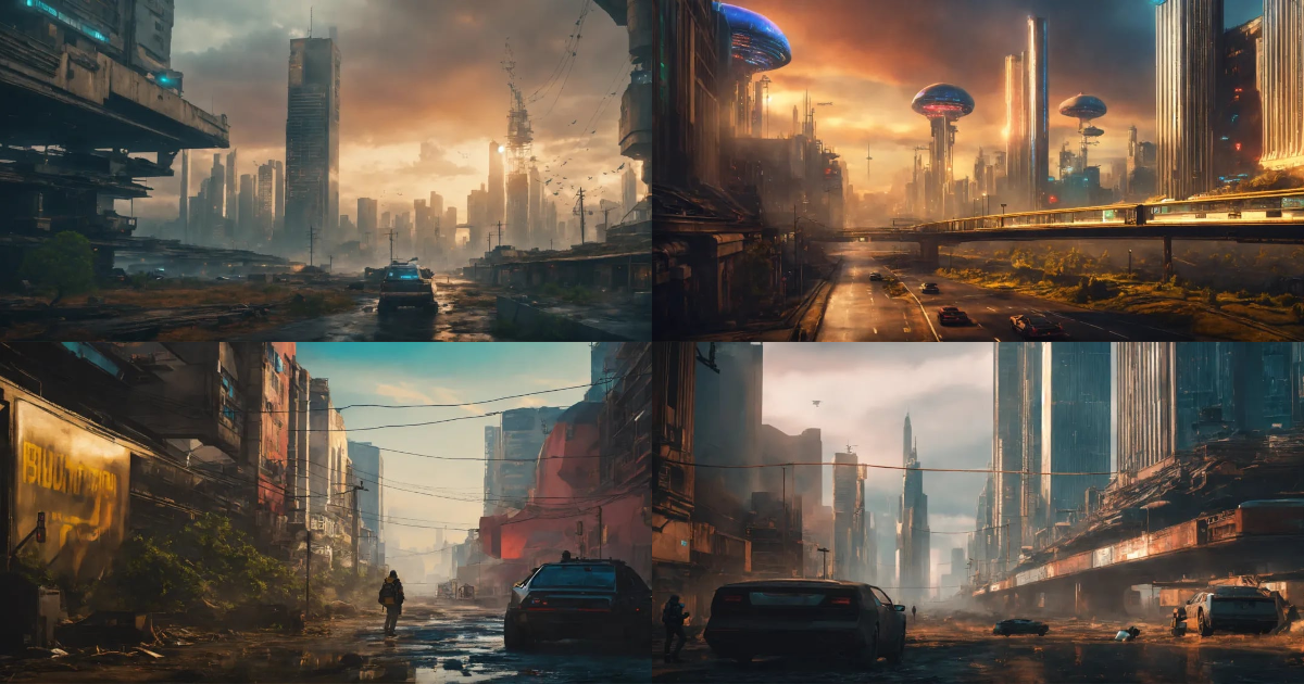 Lexica - In a dystopian future. 4k, reality