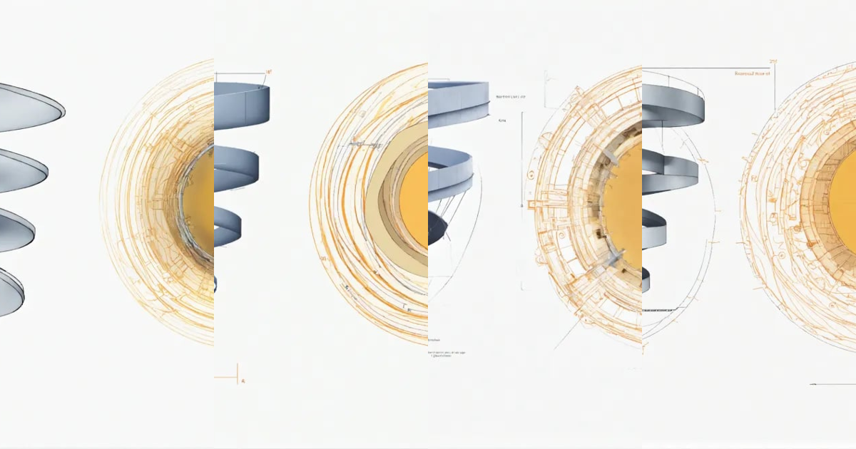 Lexica - Spiral vortex design blueprints from leonardo da vinci ...