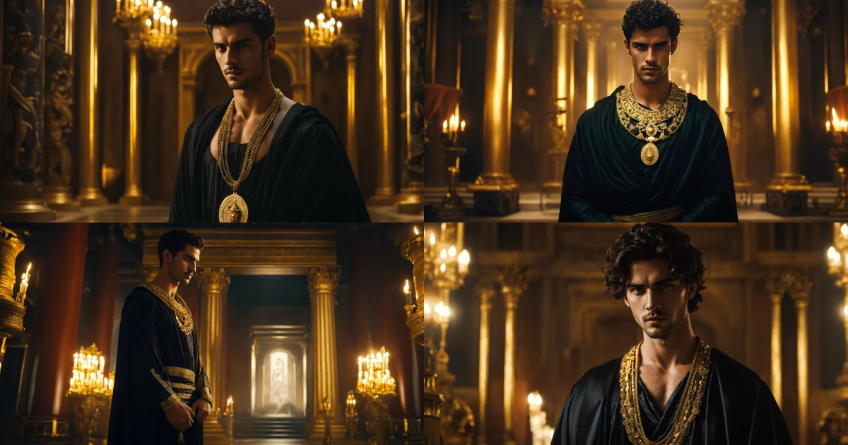 Lexica - Dramatic, fantasy portrait of a young and handsome diabolical ...