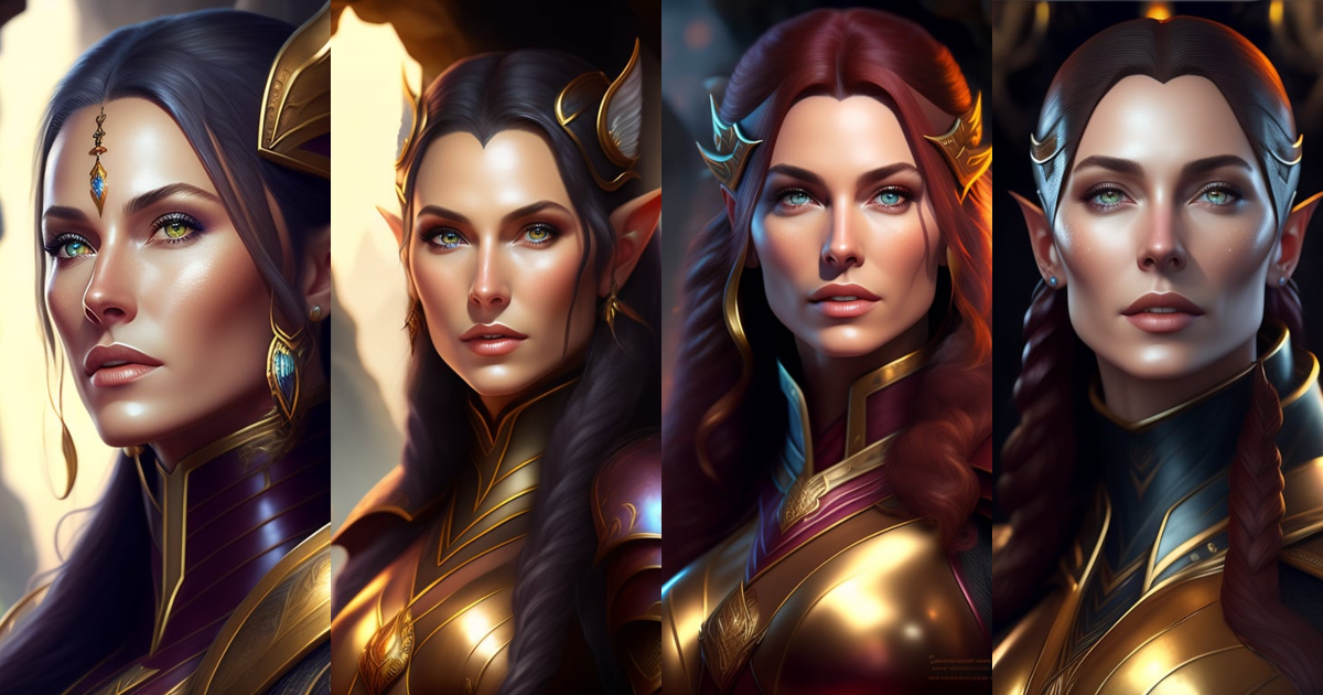 Lexica - Elon Musk as an elf warrior in a mysterious cave, highly ...