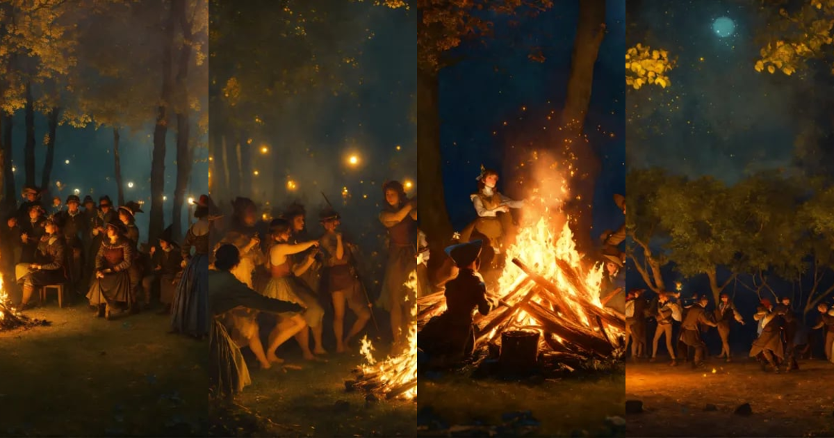 Lexica - In the magical forest, in the moonlight, goblins, elves, dance ...