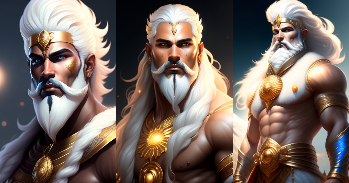 Lexica - Apollo humanoid god of the sun, highly detailed, full white ...