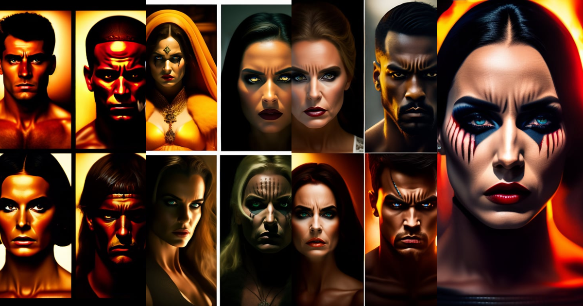 Lexica - Devil, enraged, sick, dark, ambien, terror, black deep eyes ...