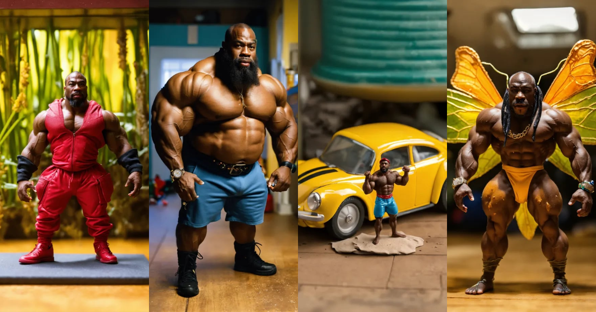 Lexica - 1 inch Bug size Shrunk tiny shrinking micro Rapper fairy toy ...