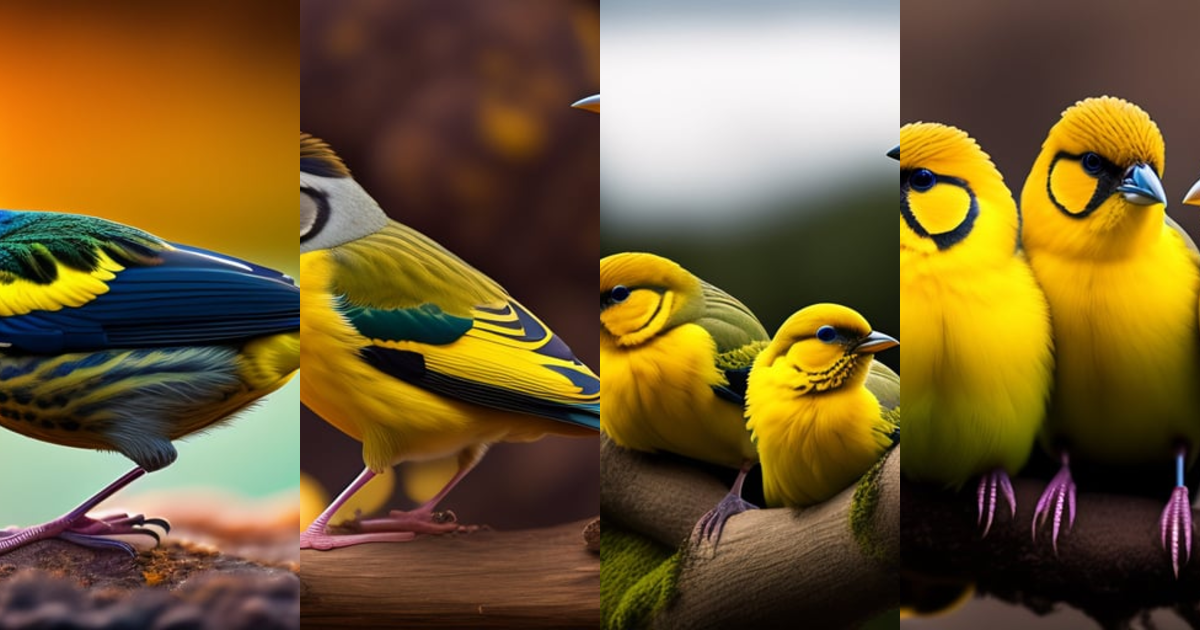 Lexica - Majestic colored medium sized birds canary