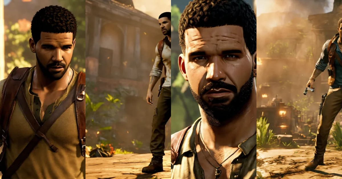 Lexica - Produce me an image of Drake from Uncharted in fighting action ...