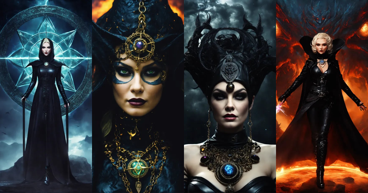 Lexica - Beautiful with hour glass figure Extremely Evil diabolical ...