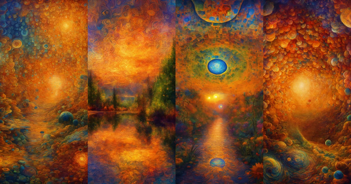 Lexica - Deep dream, abstract art