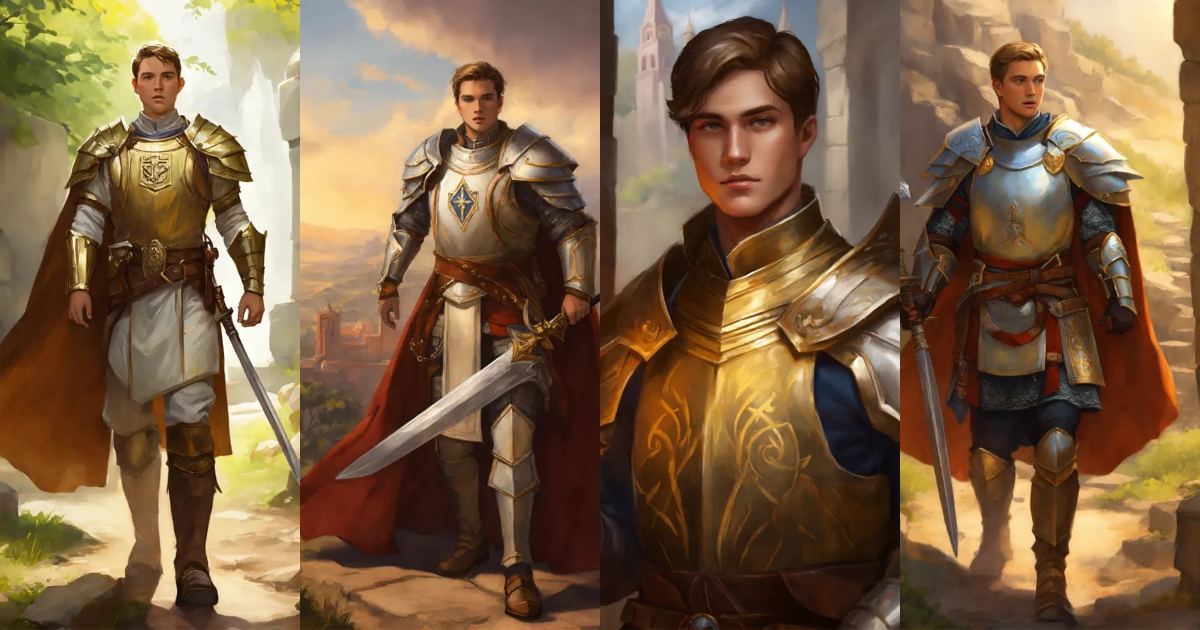 Lexica - Generic Mormon missionary paladin realistic art fantasy ...