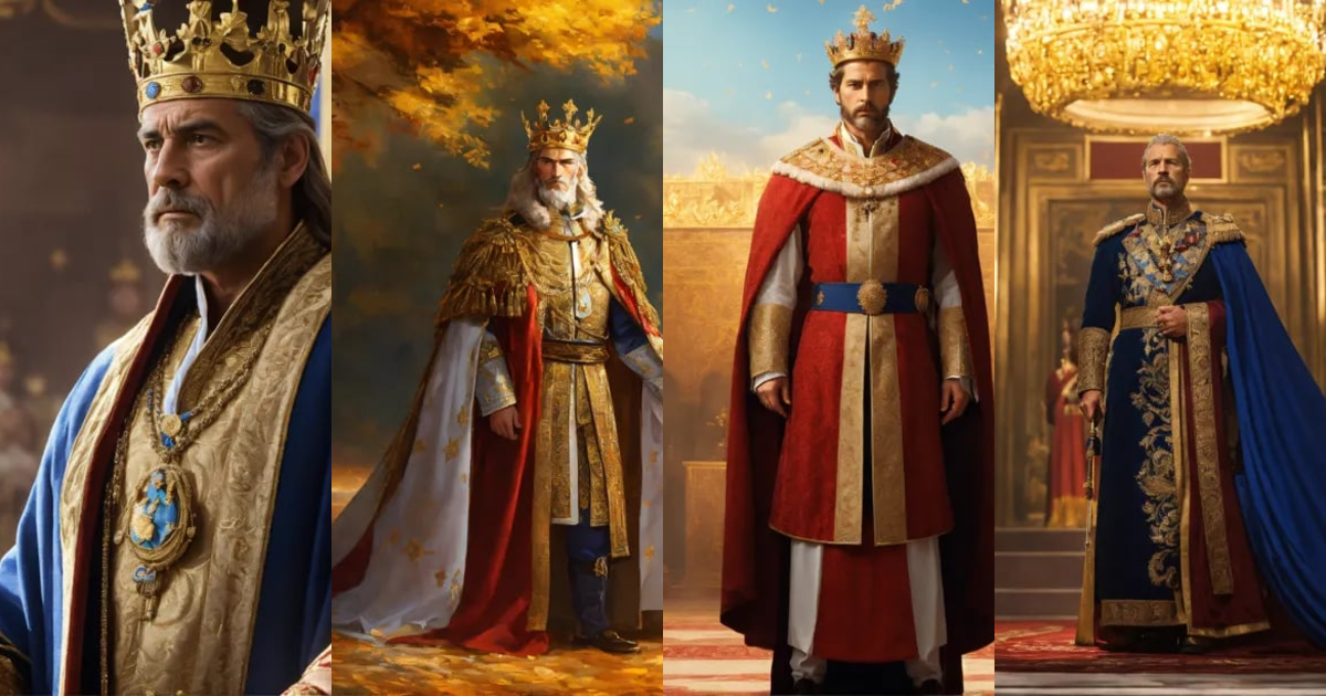 Lexica - "Describe a middle-aged king of European descent, with ...