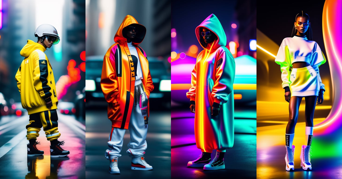 Lexica - Swag, vetements streetwear, off-white fashion photoshoot on a ...