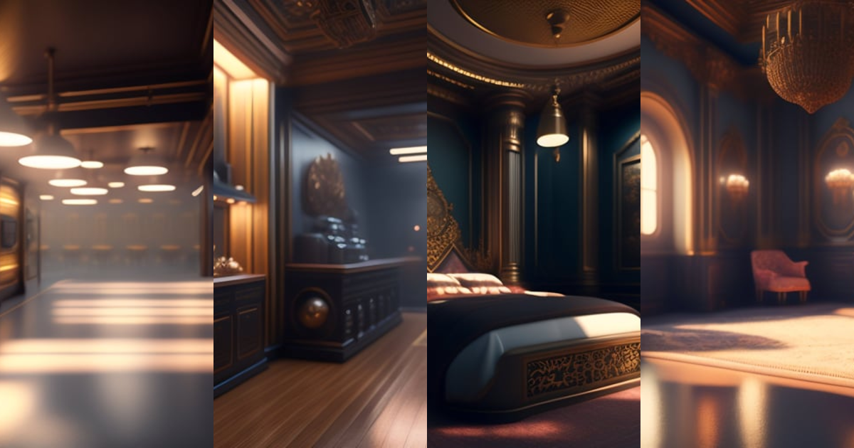 Lexica - Mechanized room, neorealist art room, intricate details ...