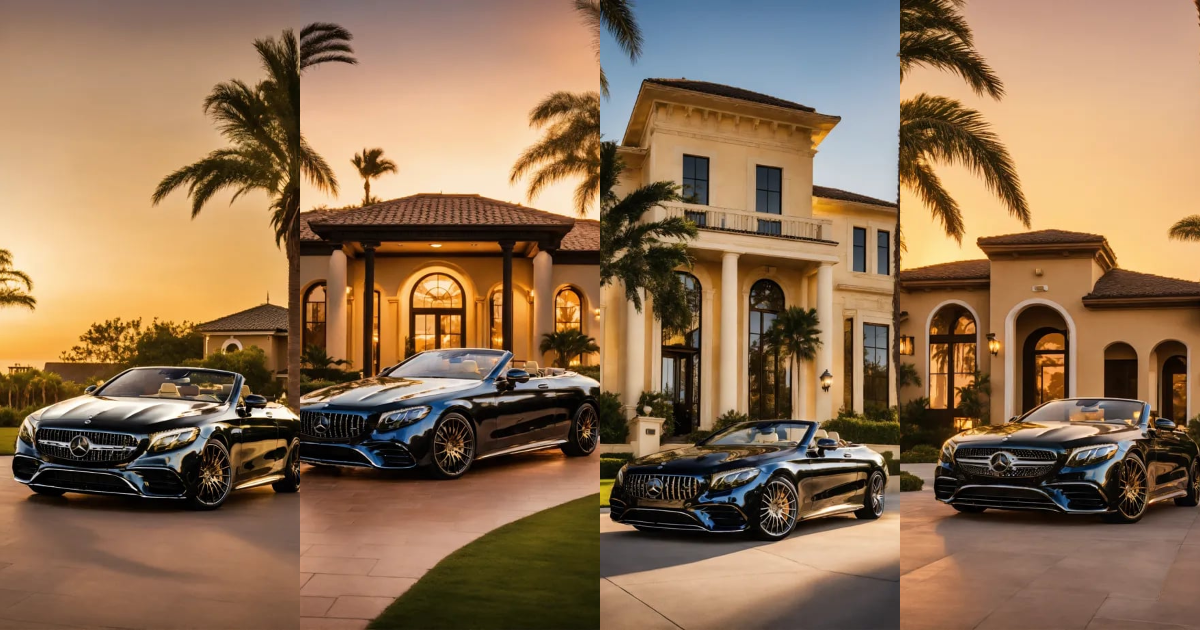 Lexica - 2019 Mercedes amg s550 black and Gold trim convertible with ...
