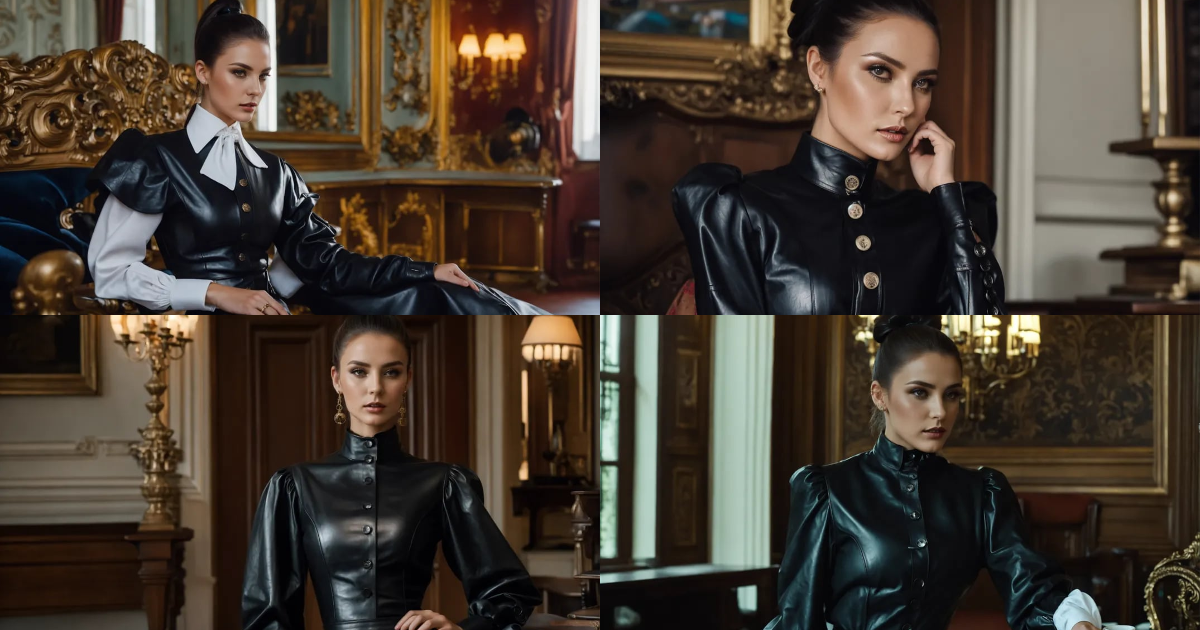 Lexica - Stunning european mistress woman fashion model sitting ...