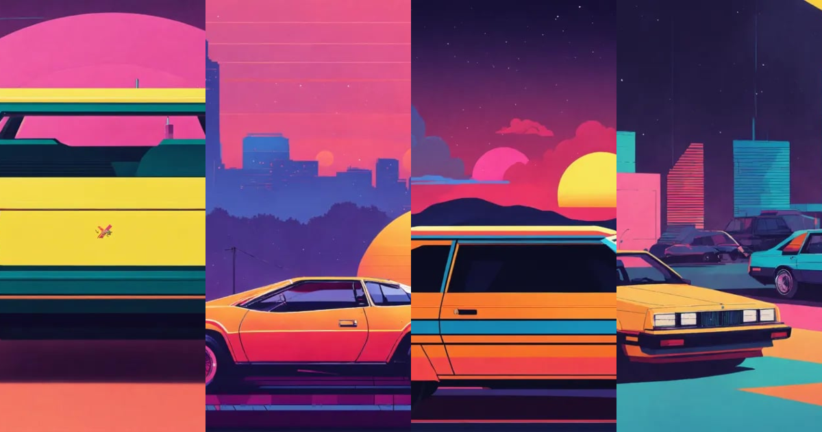 Lexica - Create nostalgic and artistic illustrations minimalist ...