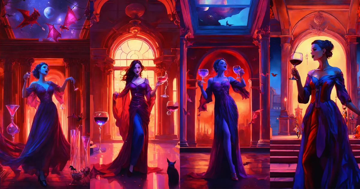Lexica - All glassblowing superrealism style urban vampire style 3 ...
