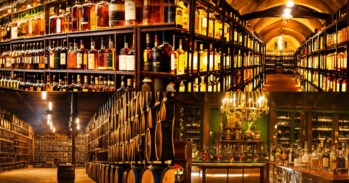 Lexica - Rum collection bottles cellar