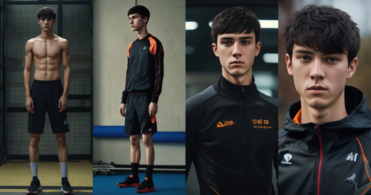 Lexica - A realistic photo of a 20 years old thin boy, dark short hair ...