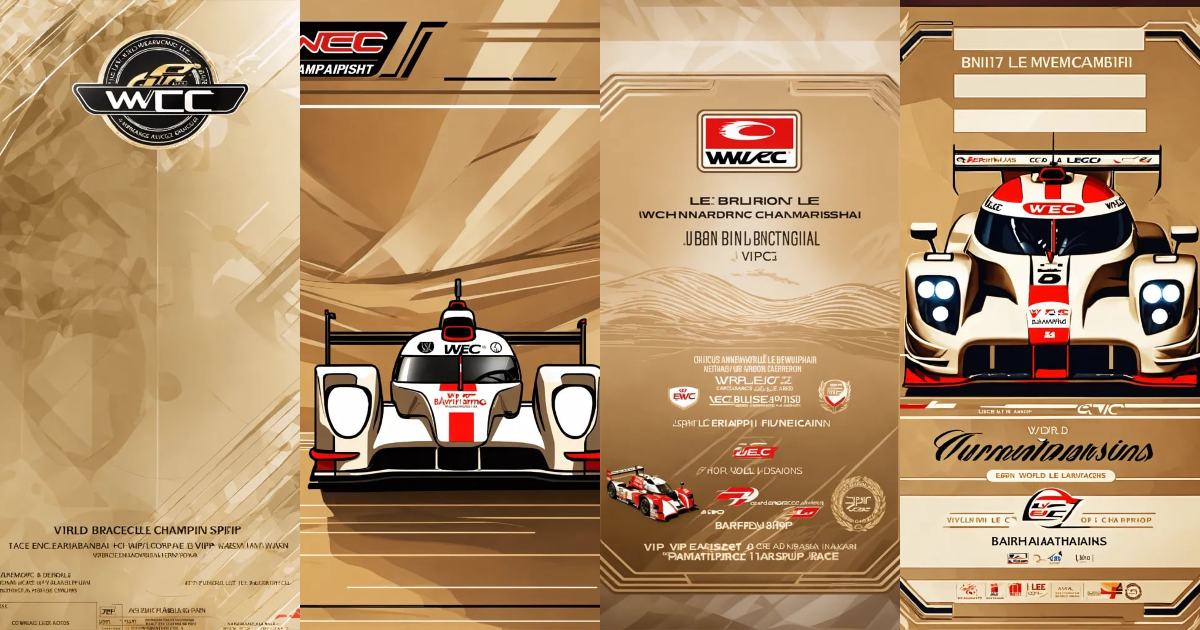 Lexica - WEC World endurance championship card VIP ID pass background ...