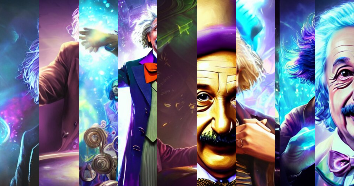Lexica - Portrait of albert einstein as willy wonka, league of legends ...