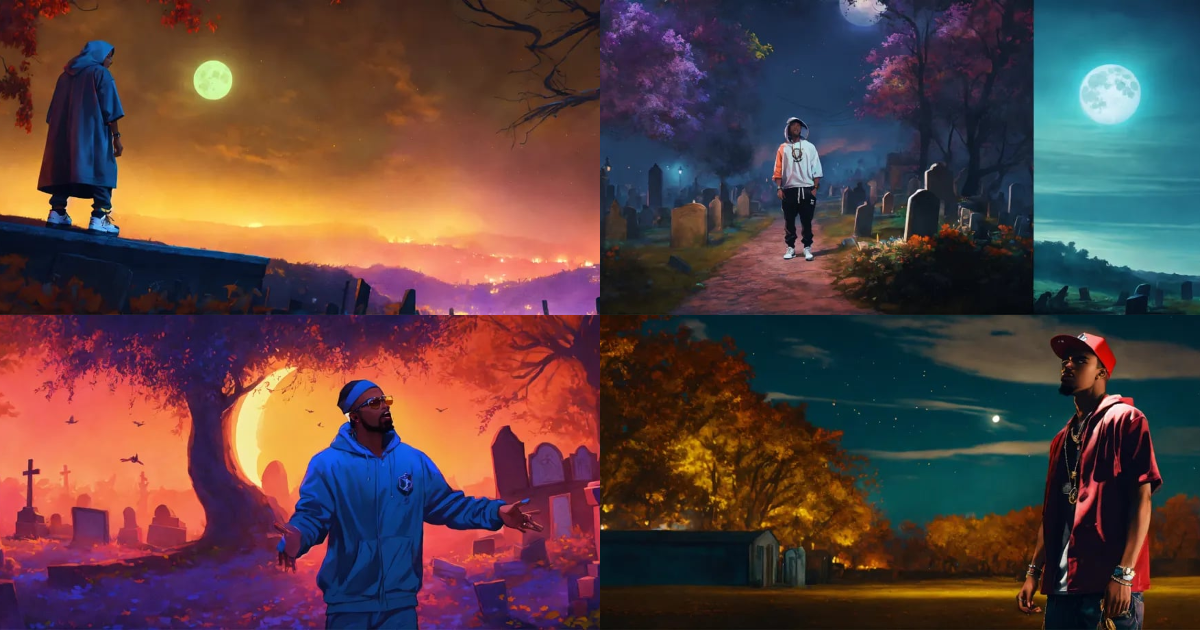 Lexica - A funky rapper is dropping dope rhymes in a haunted graveyard ...