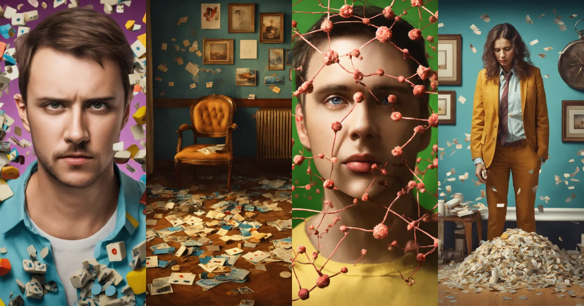 Lexica - Obsessive–compulsive disorder, stock images style, realistic