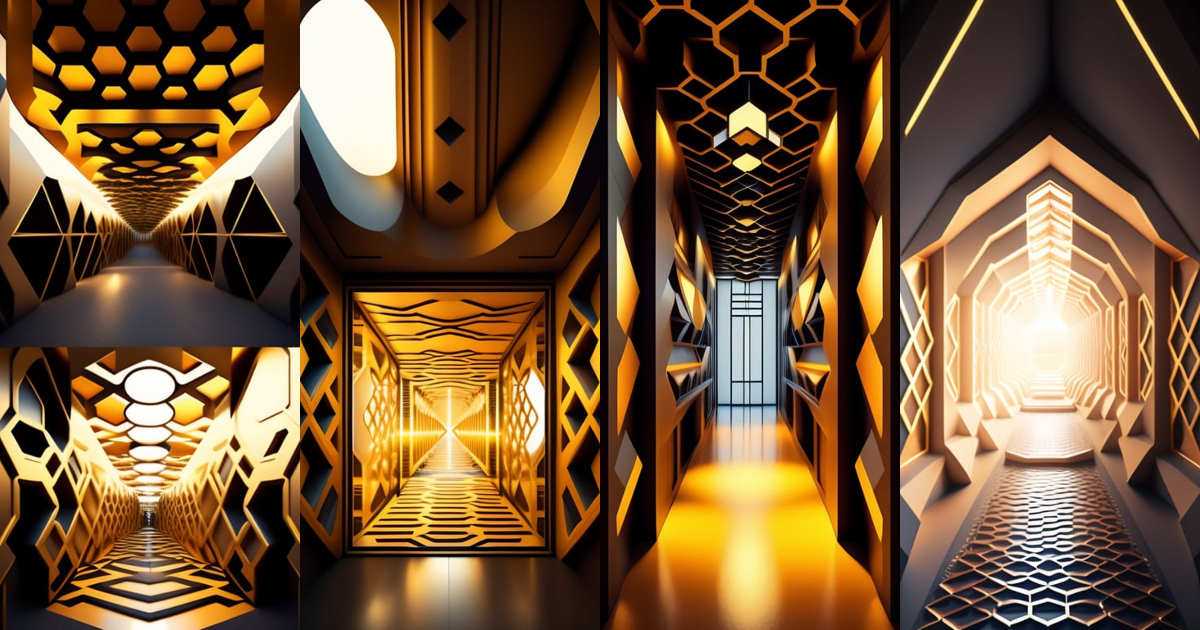 Lexica - Endless escher-style multidimensional corridors that are ...
