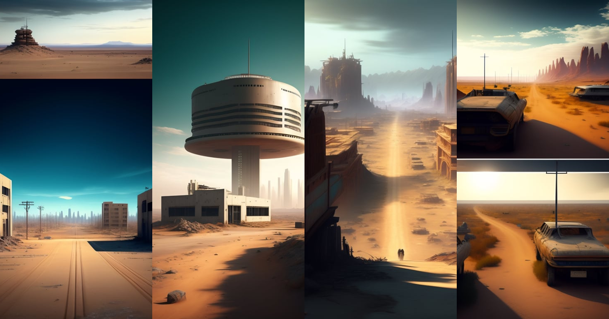 Lexica - Empty and deserted post-apocalyptic world sad