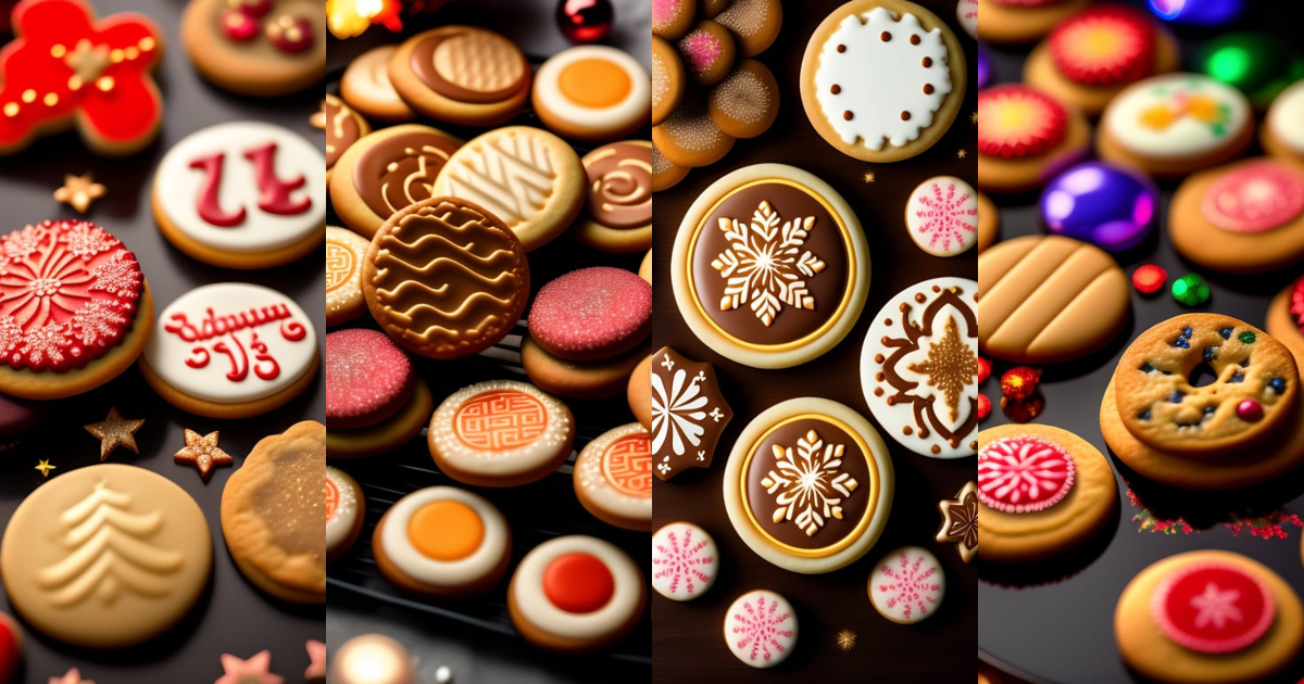 Lexica - New Year's Eve, Cookies, 4k fortune cookies, delicious cookies ...