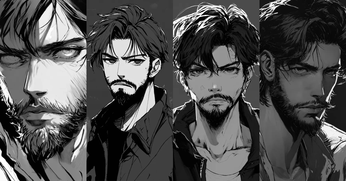 Lexica - Handsome male, trending pixiv fanboxe, the style of 90's ...