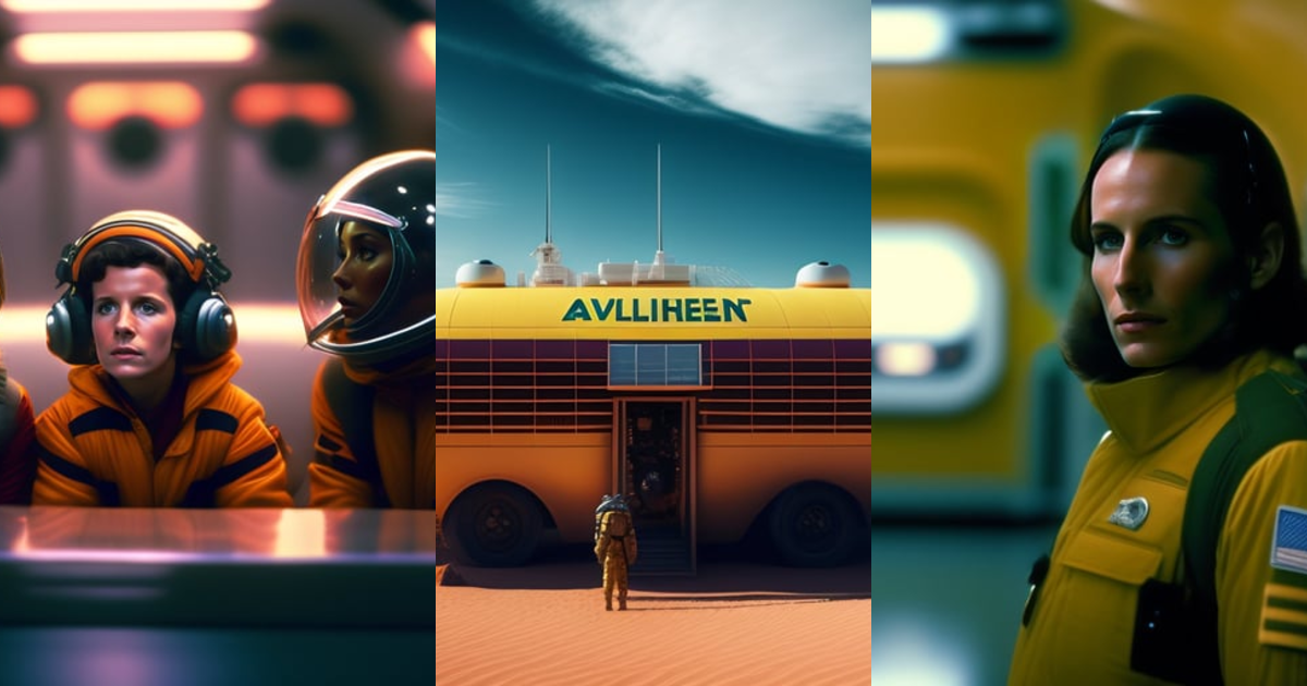 Lexica - Alien directed by wes anderson