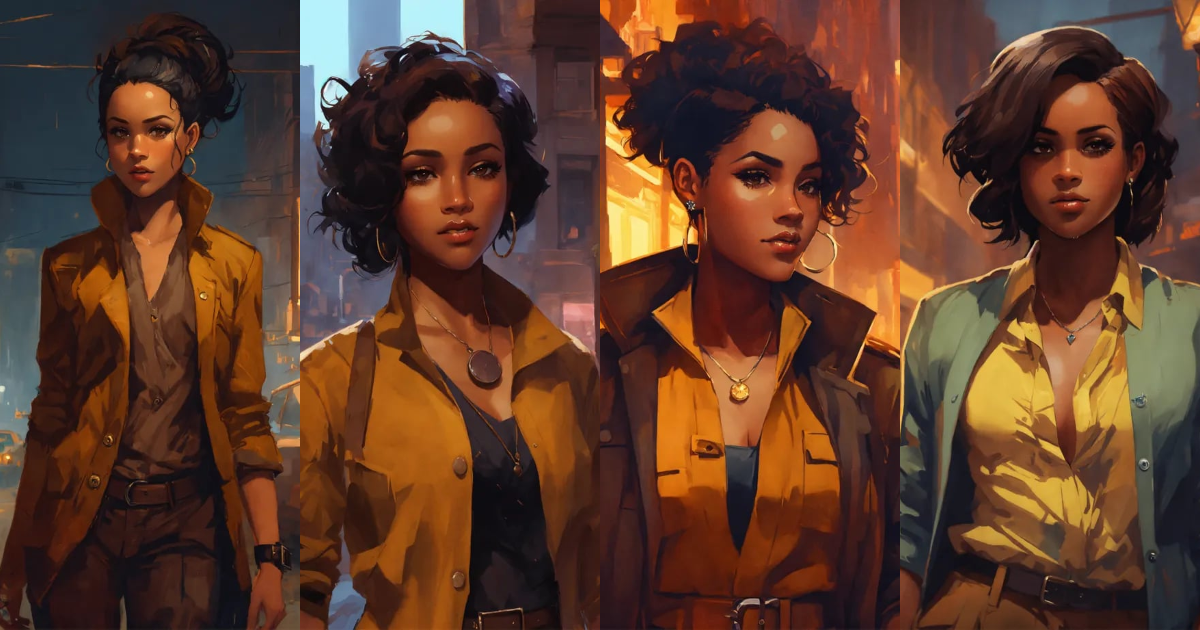 Lexica - Highly detailed portrait of a sewer emo punk lady mercenary ...