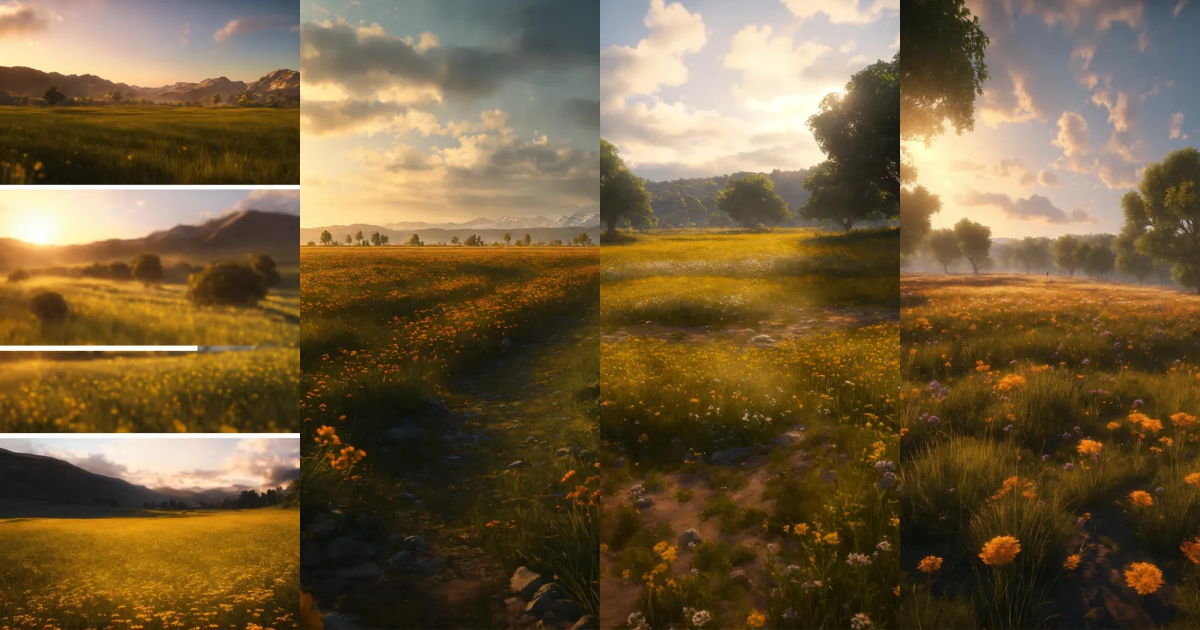 Lexica - Large open field, massive trre of life, Cinematic style, High ...