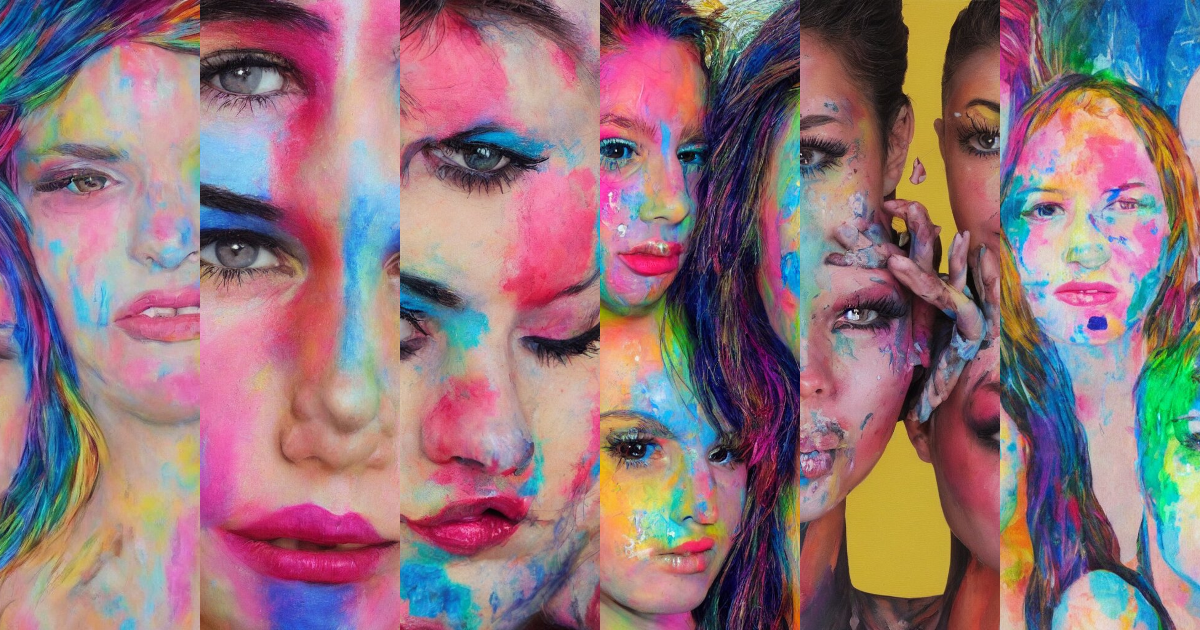 Lexica - Why do we paint each other? realistic