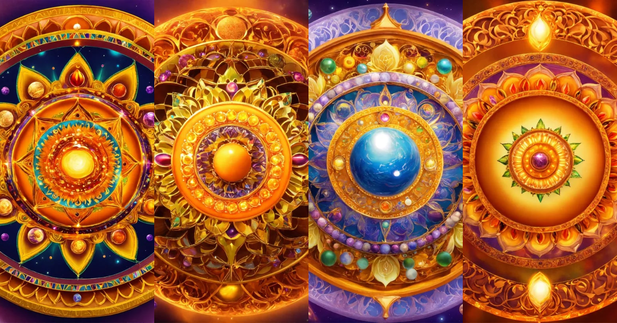 Lexica - Mandala, mandala, Mandala with multiples planets, clouds ...