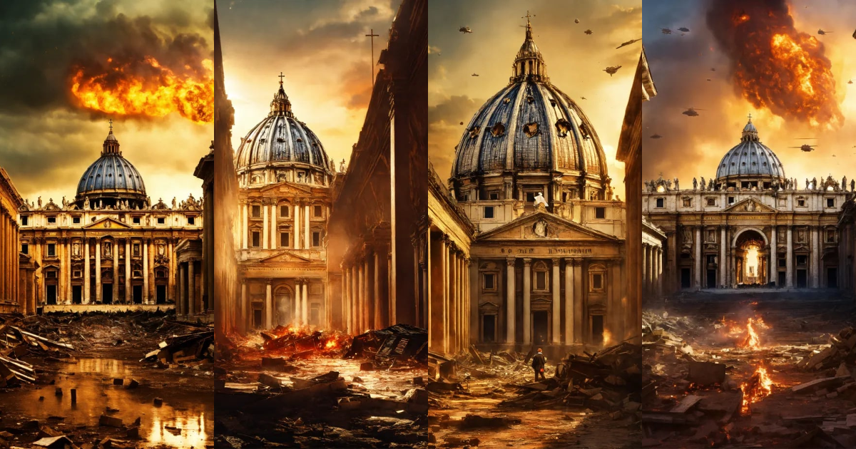 Lexica - Destroyed vatican after the alien attack