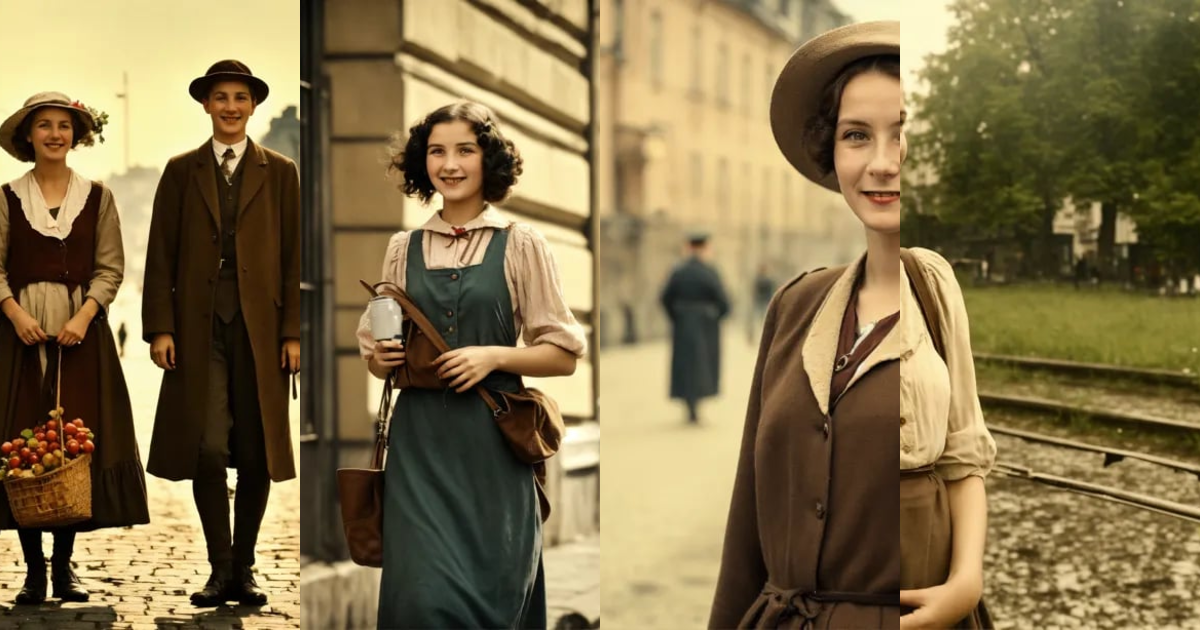 Lexica - Poland think poor woman age 20, 1920-1930 on streen in Warshaw ...