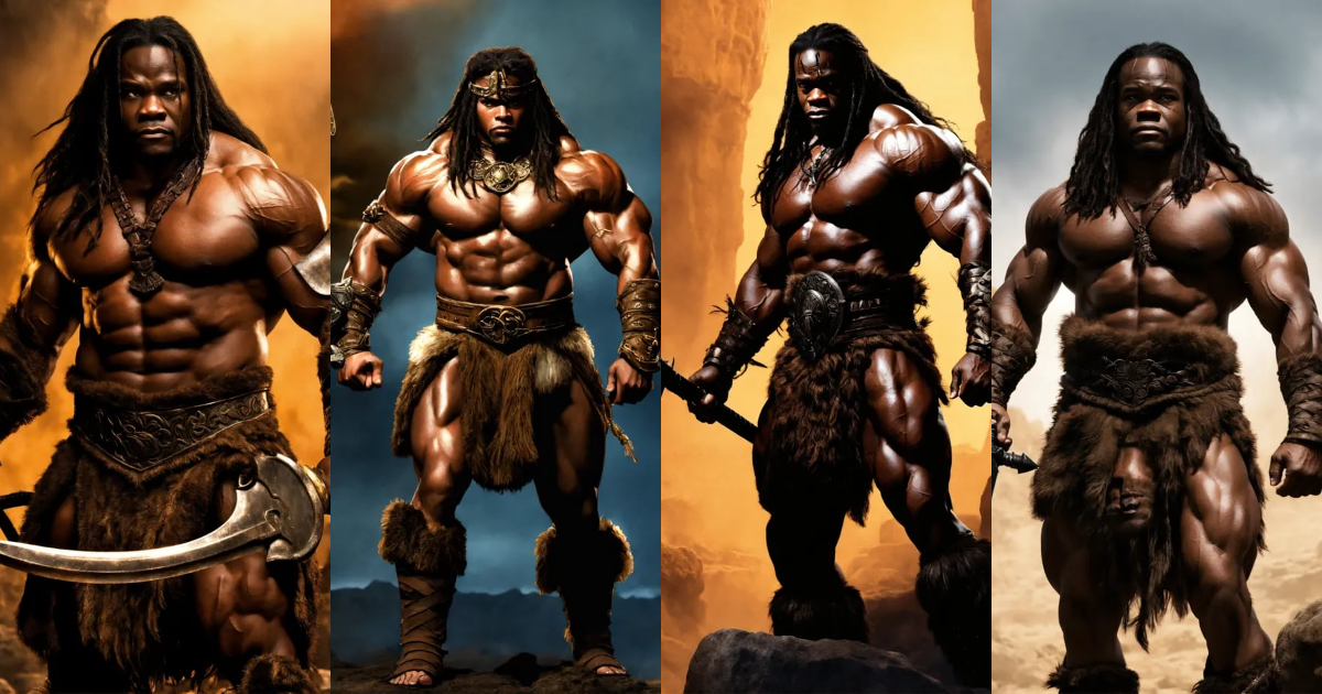 Lexica - Kai Greene as Conan the Barbarian high definition cinema 8k ...
