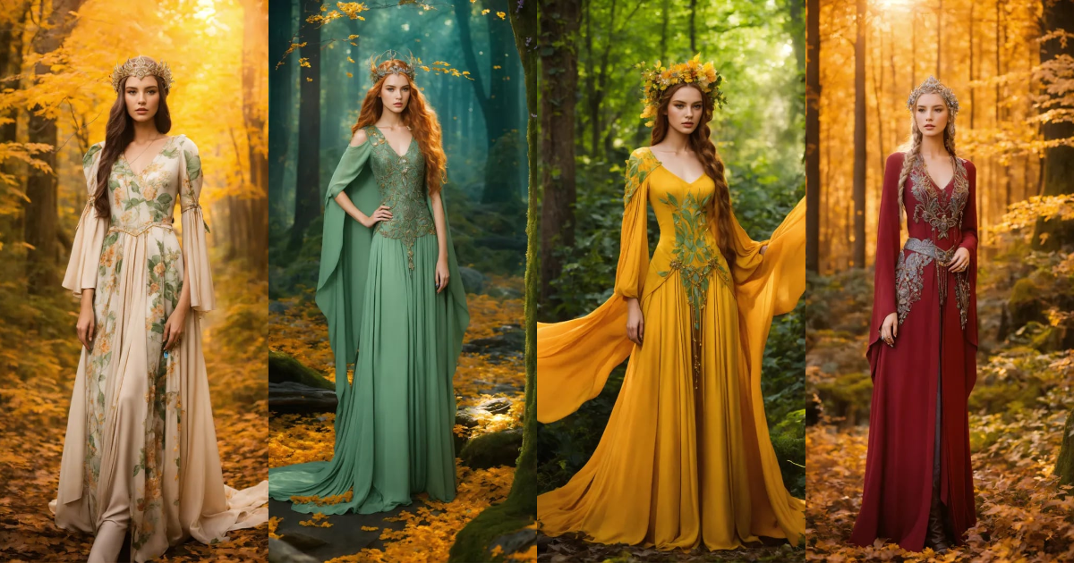 Lexica - Fashion week in lothlorien