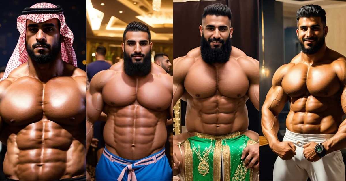 Lexica - 30-year-old Saudi man with big muscles, big bodybuilder, body ...