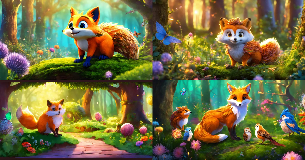 Lexica - Narrate the transformation that occurs within Ember the fox ...