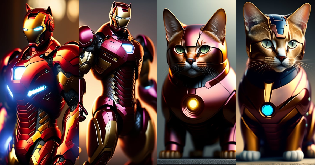 Lexica - Gato iron man
