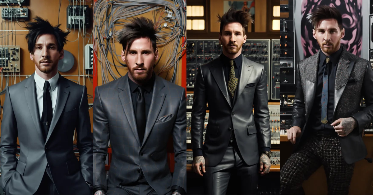 Lexica - Half body front portrait Photography, in front of synthesizer ...