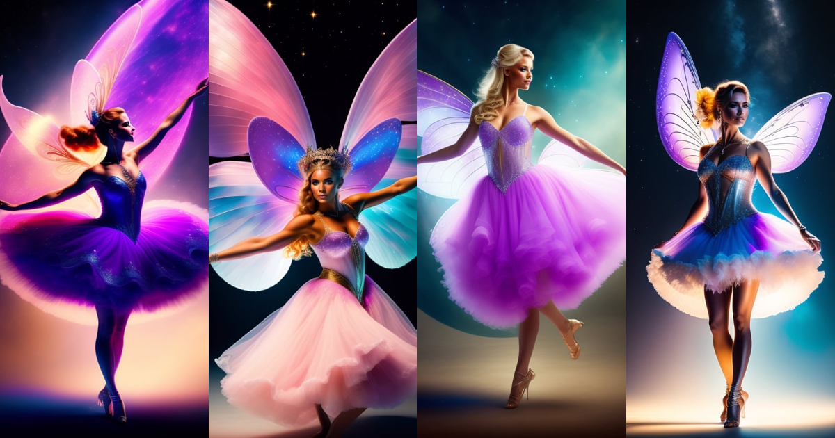 Lexica - Fairy dancing on stars