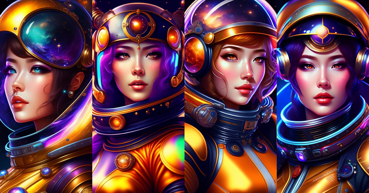Lexica - Intricate level of detail, masterpiece, astro, beautiful girl ...