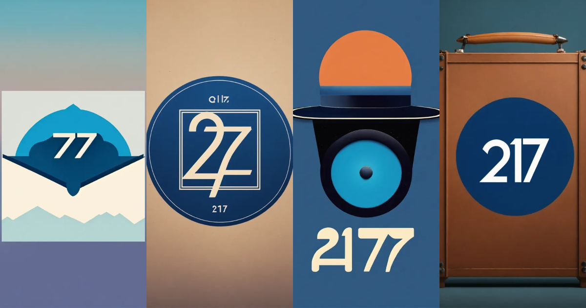 Lexica - A minimalistic logo for an indie rock band called "217". Cool ...