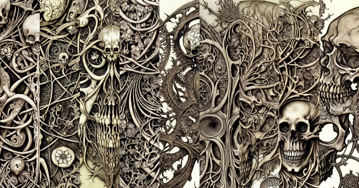 Lexica - Memento mori by arthur rackham, art forms of nature by ernst ...